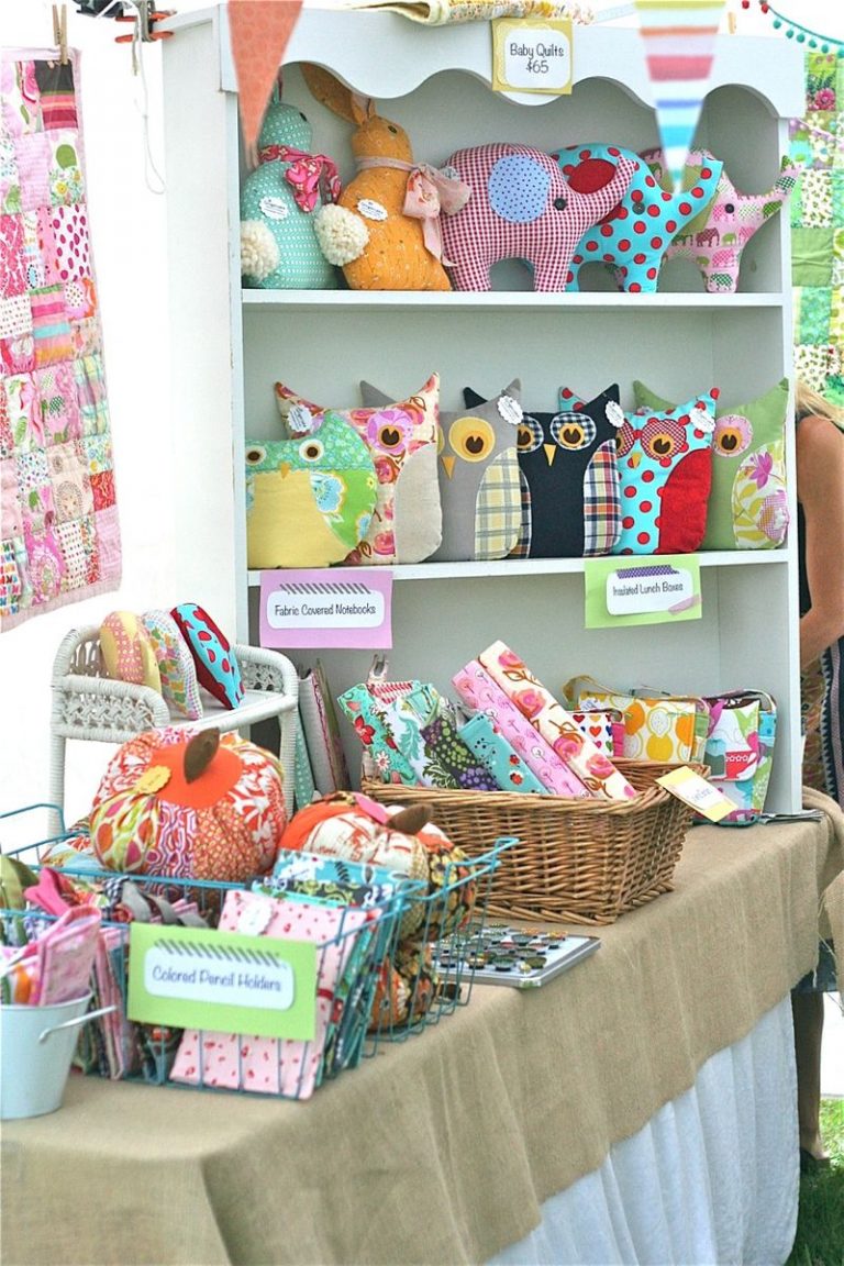 Ideas for Displaying Small Goods in Vendor Booths - Girl in the Garage®